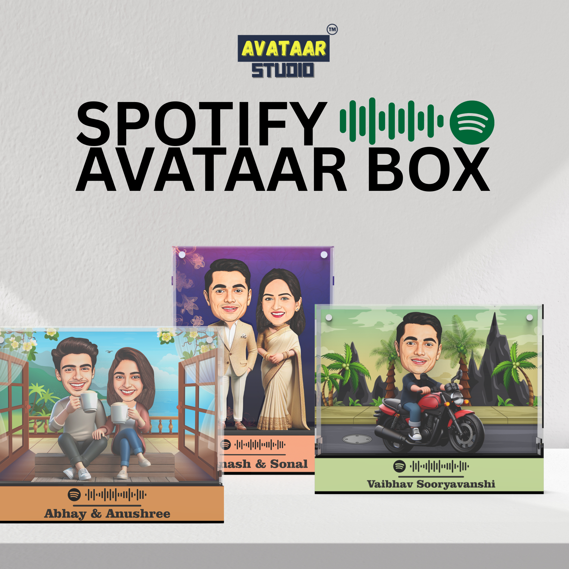 Spotify Avataar Boxes – Avataar Studio
