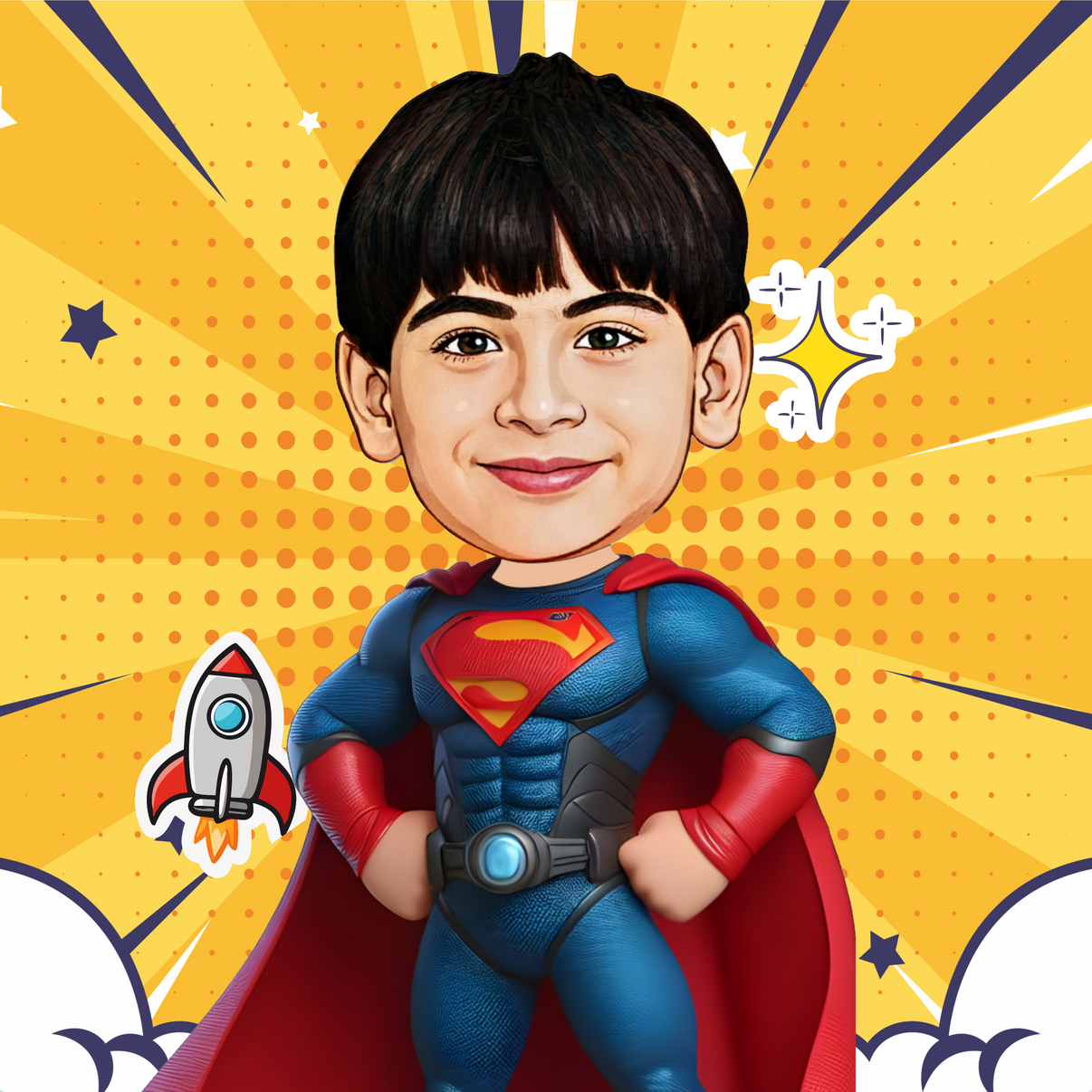 Avatar Display Picture (DP) - SUPERMAN – Avataar Studio